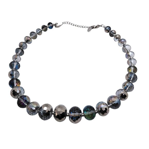 Cookie Lee | Jewelry | Cookie Lee Necklace With Large Colorful Glass ...